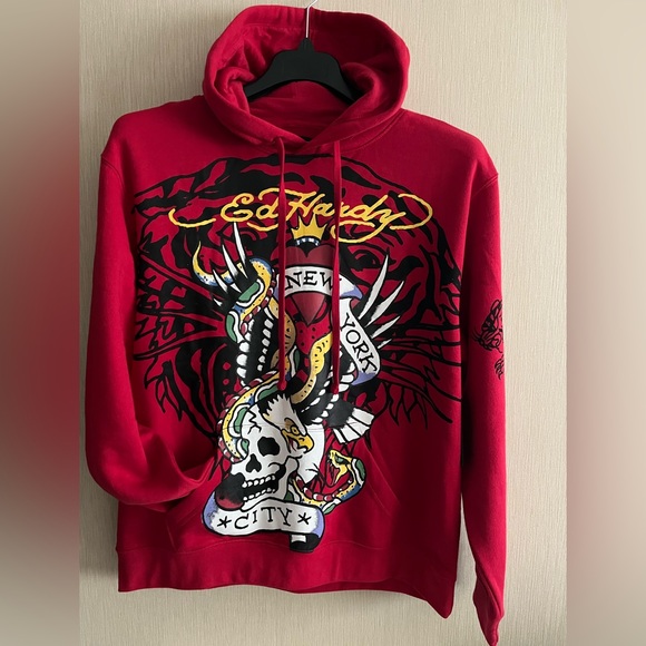 Ed Hardy | Shirts | Ed Hardy Bestselling Long Sleeve Cotton Blend ...